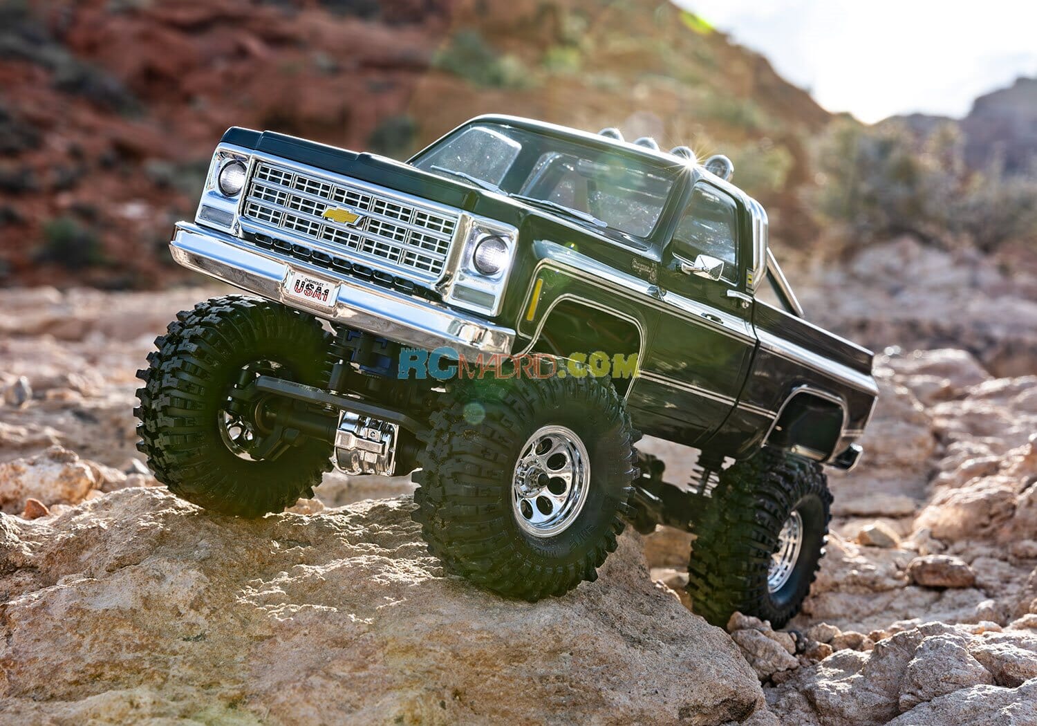 TRX4M CHEVROLET K10 1979 1/18 High Trail Crawler 4WD Negro