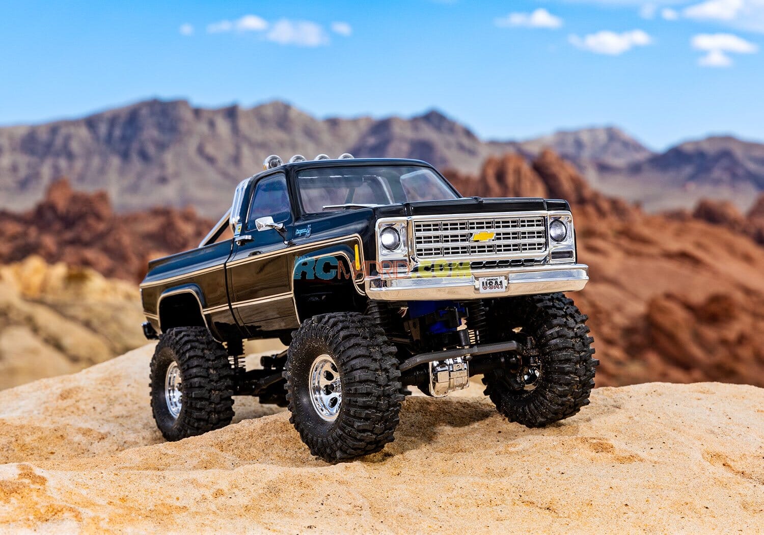 TRX4M CHEVROLET K10 1979 1/18 High Trail Crawler 4WD Negro