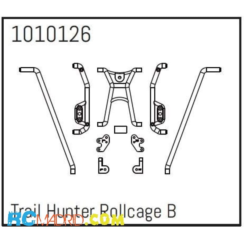 T-Hunter Rollcage Set B - PRO Crawler 1:18