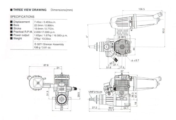 Motor OS Max 46AX II