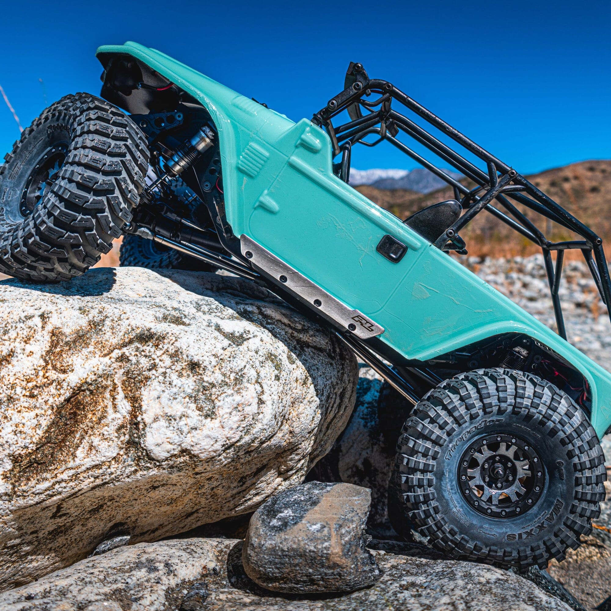 1-10 Universal Body Capture Rock Sliders for Most Crawlers