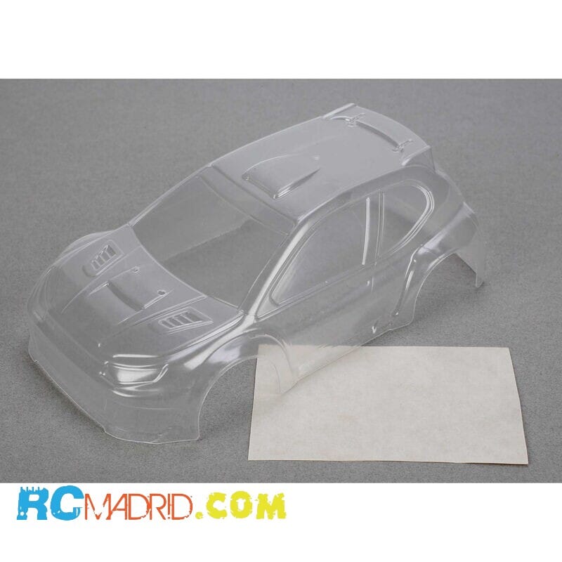 Micro rally body clear with decals