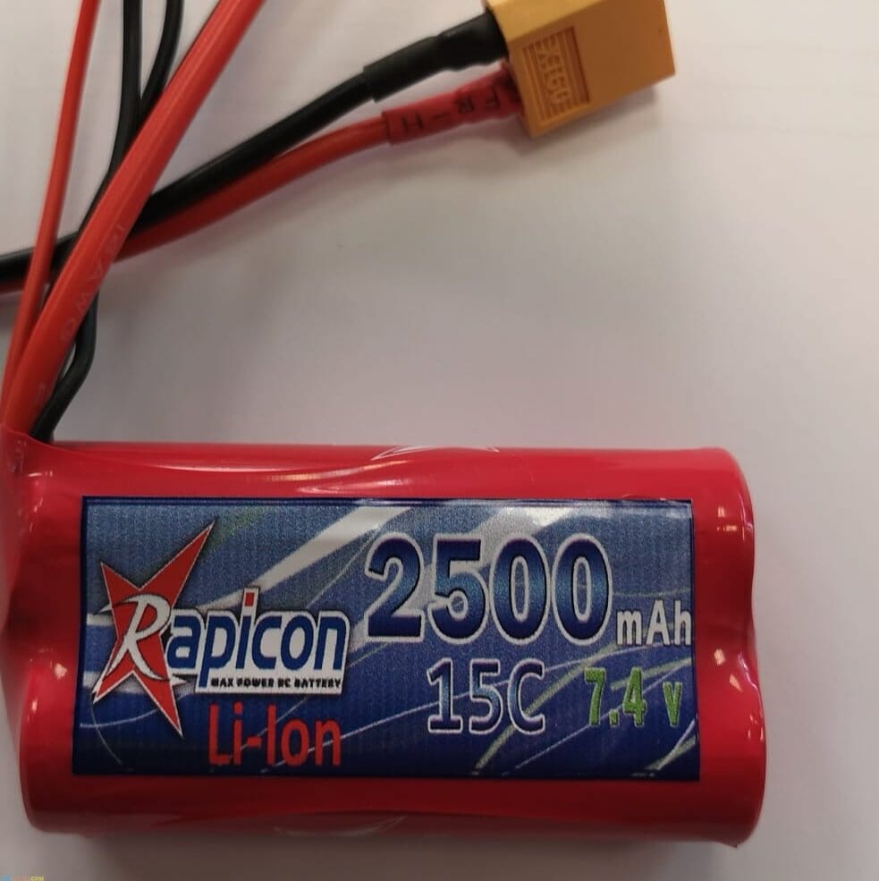 Baterías Li-Ion 7.4V 2500 mAh XT60
